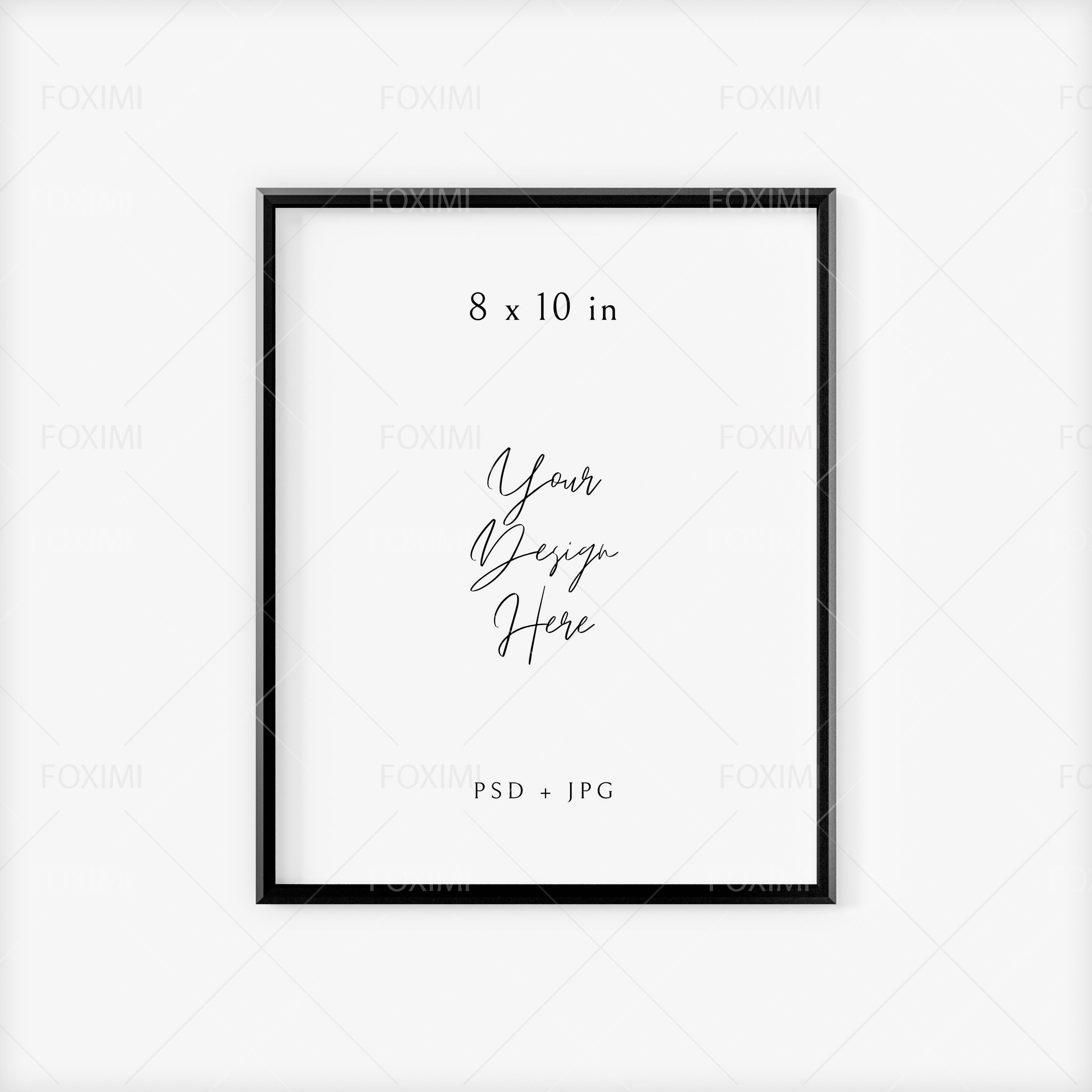 8x10 Frame Mockup Wall Art Mockup Frame Mockups Poster - Etsy