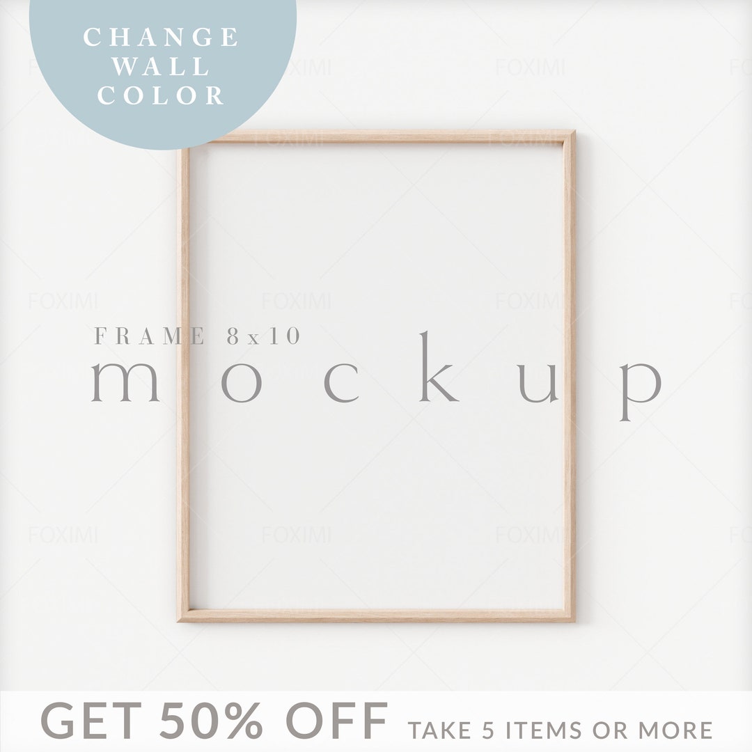 8x10 Frame Mockup, Wall Art Mockup, Frame Mockups, Poster Mockup, Print ...