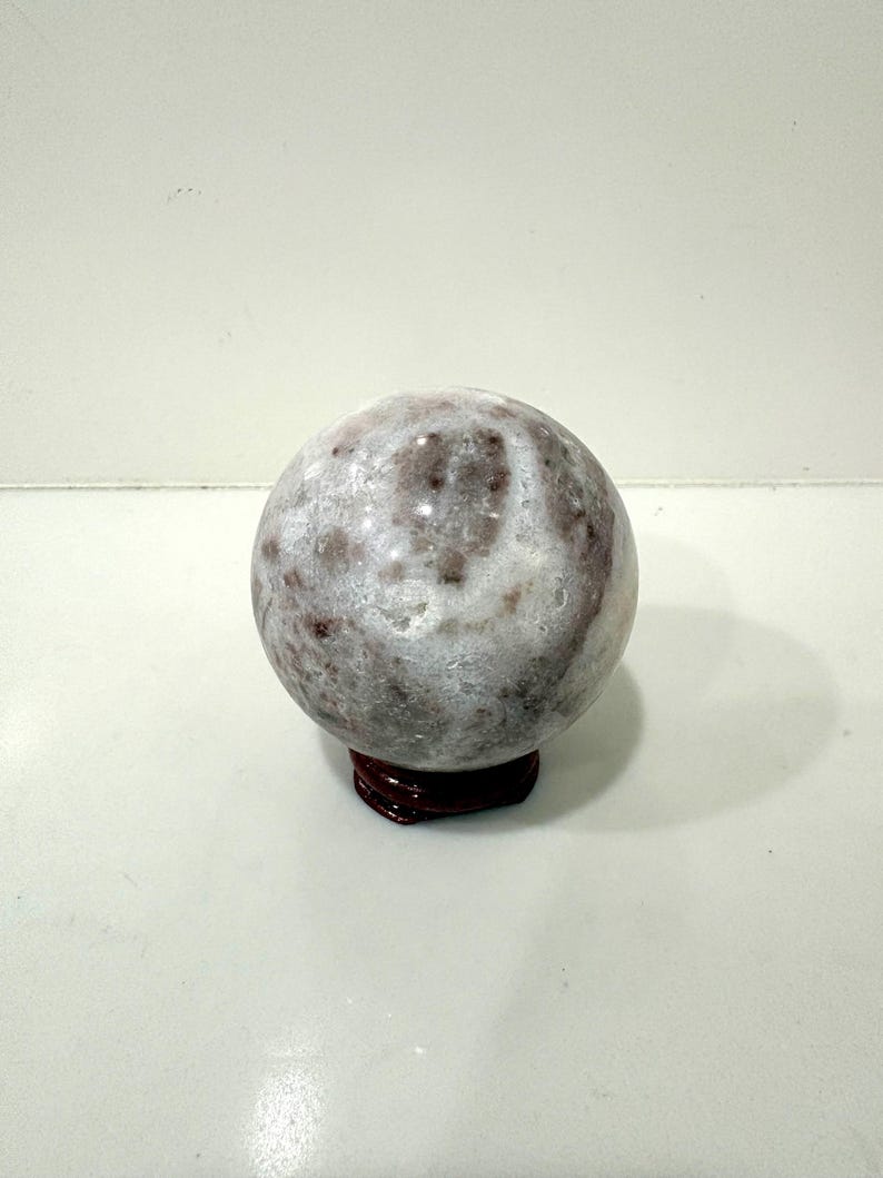 White & Tan Sphalerite Flashy Druzy Sphere With Quartz | Sparkling ...
