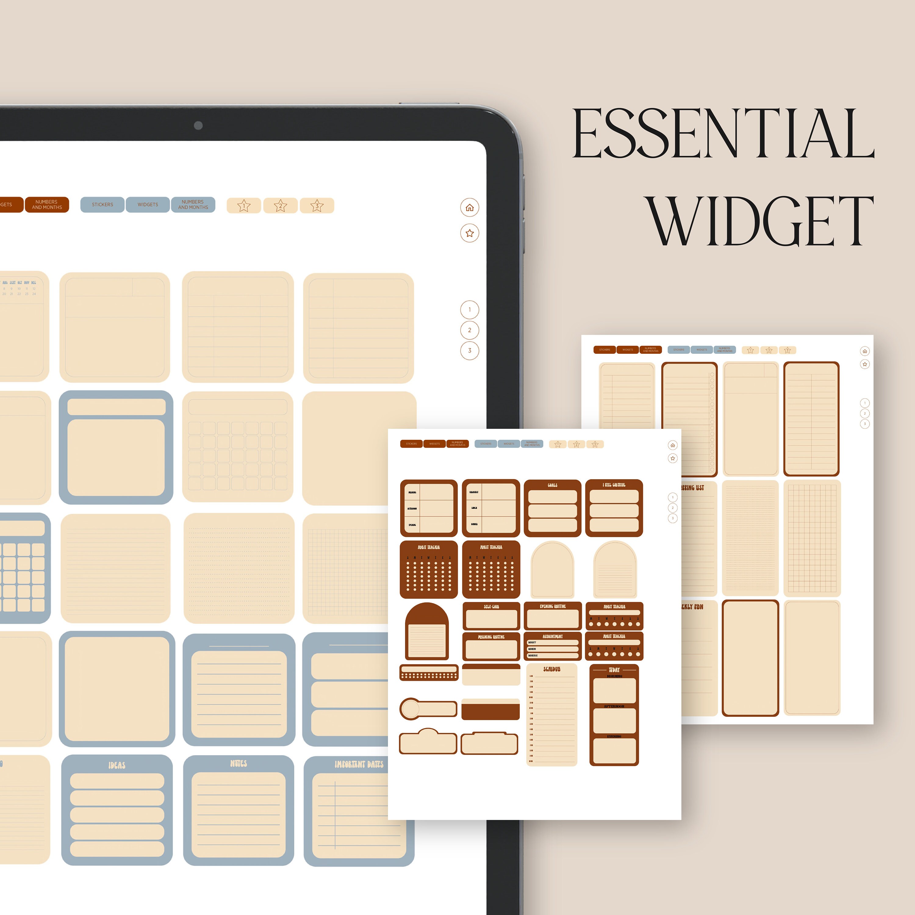 Retro Digital Stickers for Goodnotes / Stickerbook for Planning ...