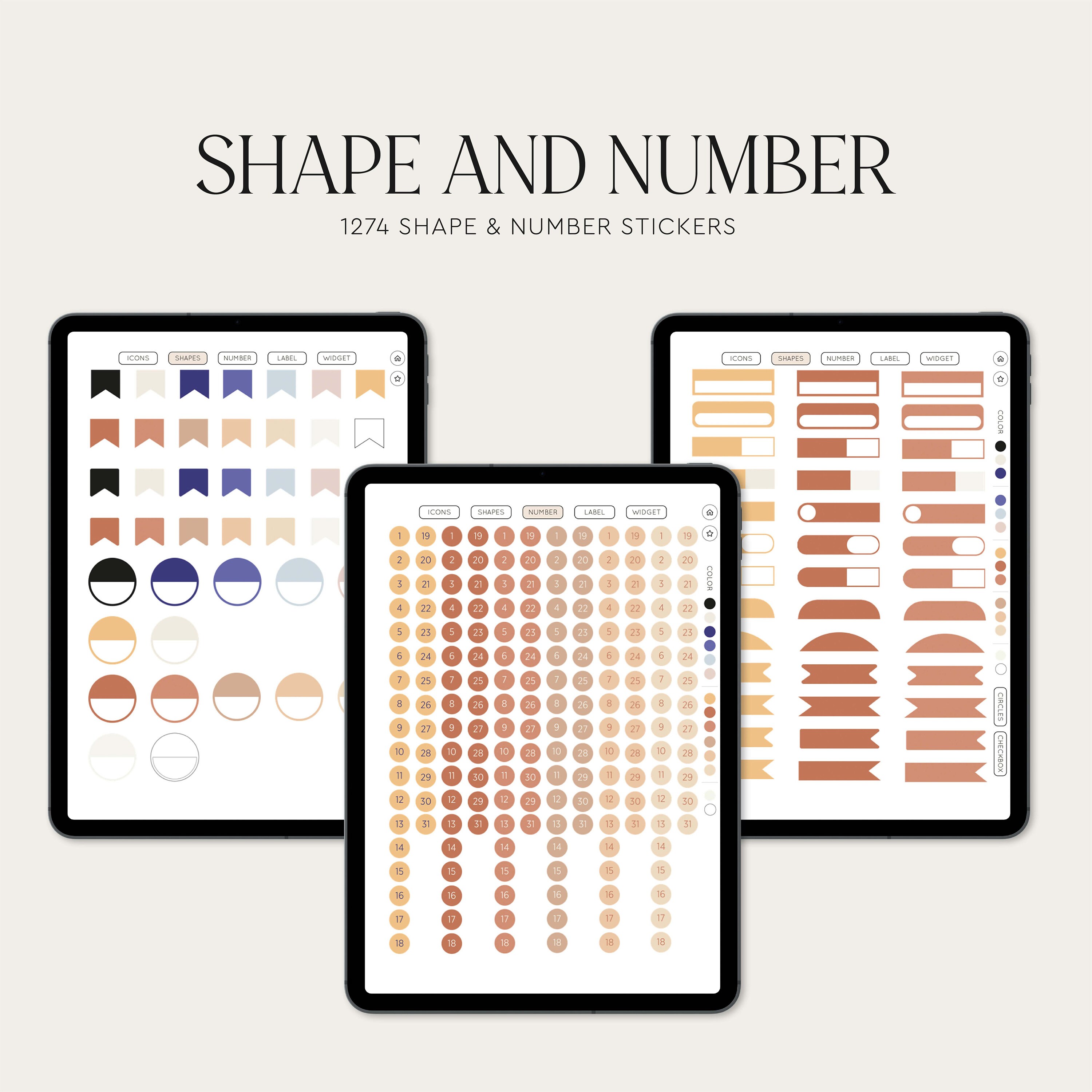 Digital Stickers Book for Goodnotes / Functional Digital - Etsy