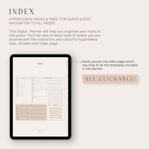 Digital Planner for Goodnotes / iPad Planner / Undated Yearly Planner ...