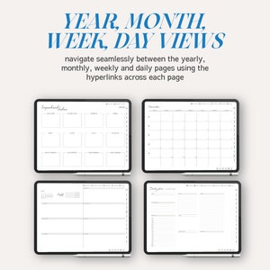 Digital Planner for Goodnotes / iPad Planner / Yearly Planner 2023 ...
