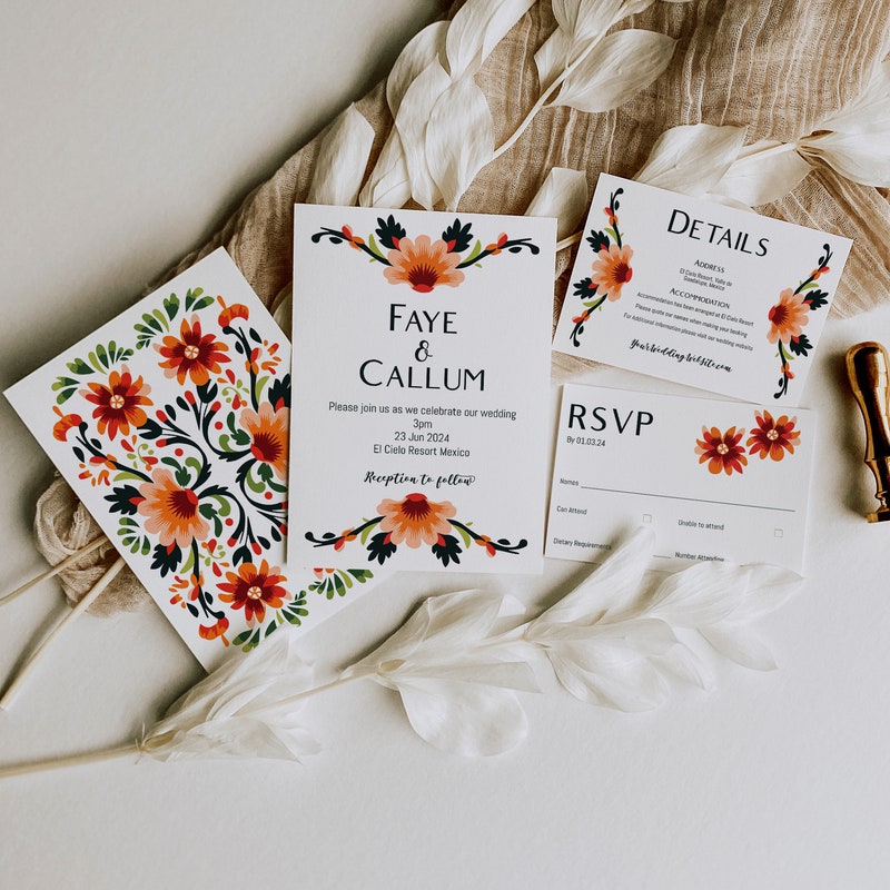 Mexican Wedding Invitation - Etsy