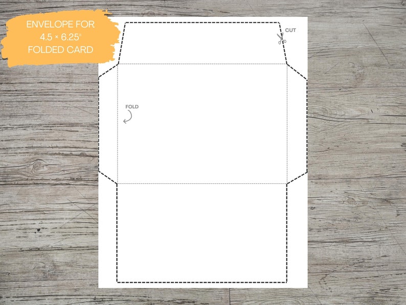 Printable Birthday Card With Printable Envelope | Digital Card ...