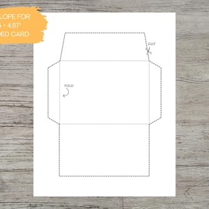 Printable Birthday Card With Printable Envelope | Digital Card ...