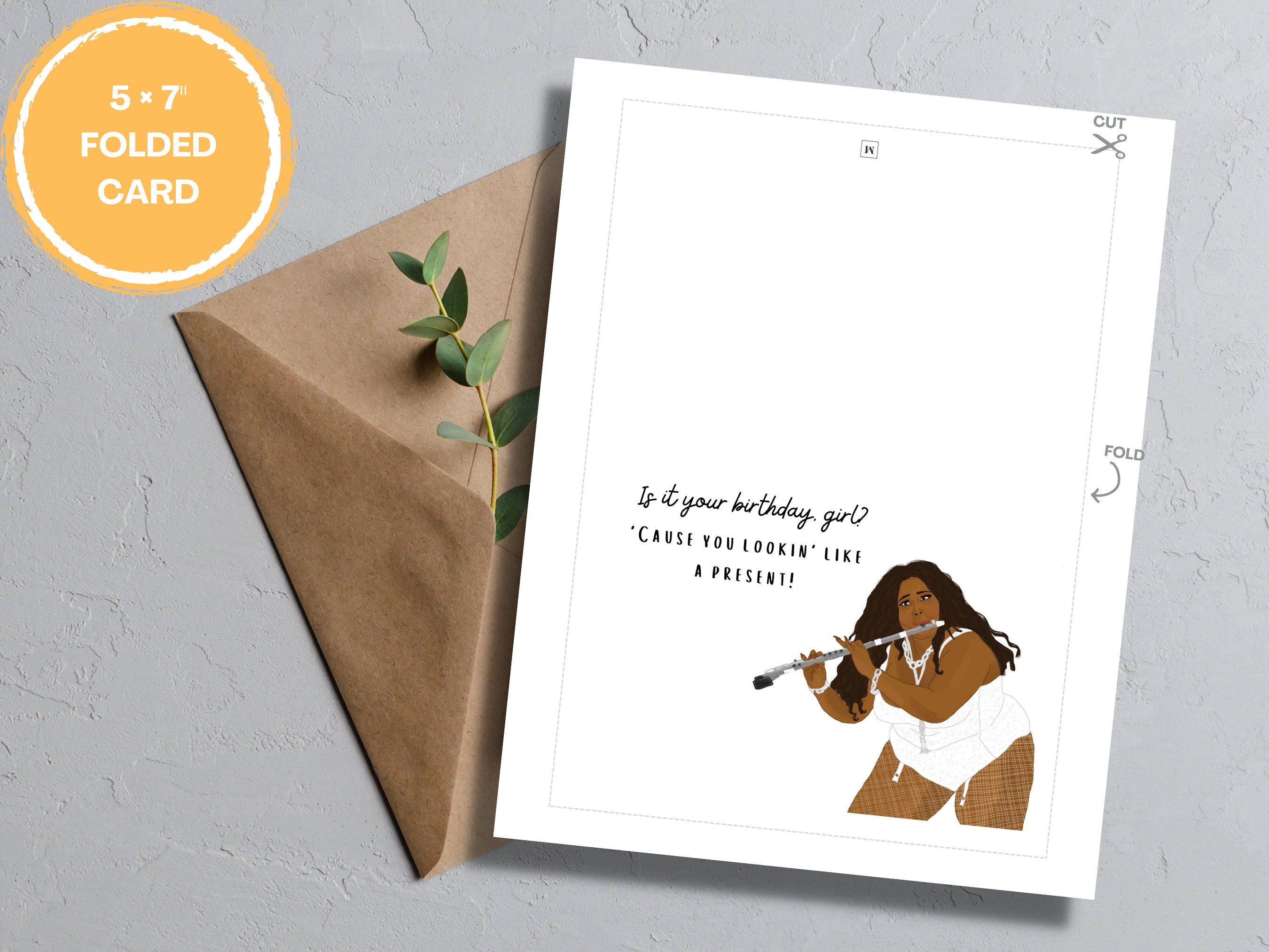 Lizzo Birthday Card Printable Birthday Card Lizzo Card Lizzo Happy ...
