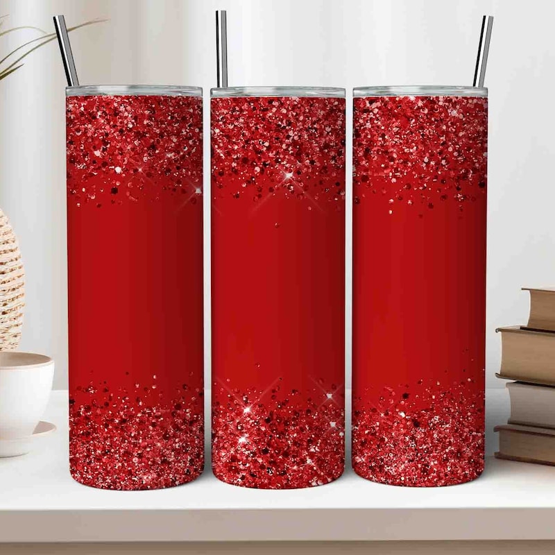 Red Glitter Wraps - Etsy