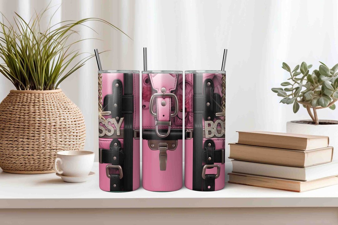 Bossy Travel Bag Tumbler Wrap, 20 Oz Skinny Tumbler Template ...
