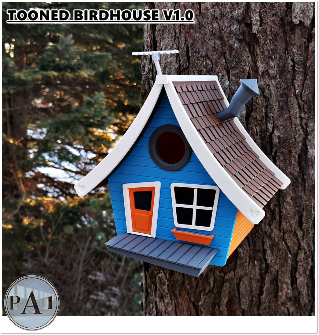 Bird House - Cartoon Home - Etsy
