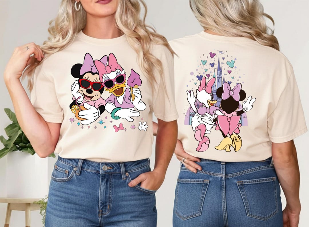 Minnie and Daisy Besties Shirt, Girls Trip Tee, Disney Best Friends ...