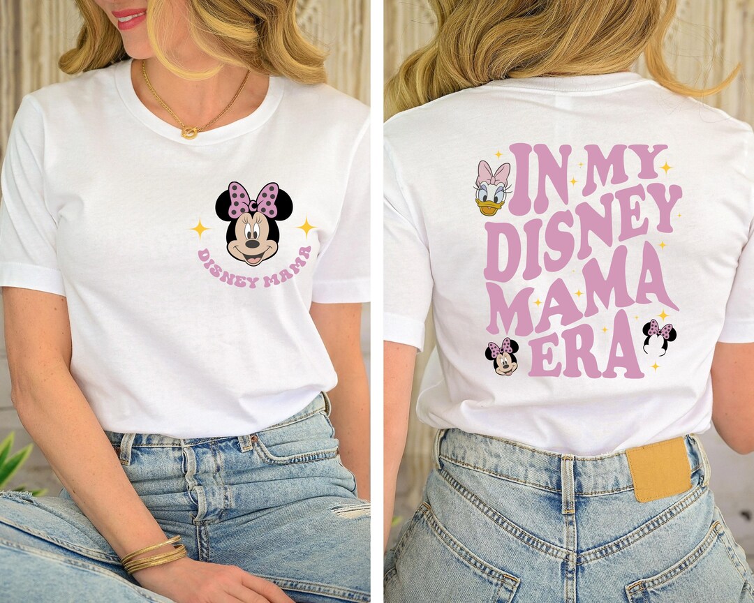 In My Disney Mom Era Shirt, Minnie Mouse Mama T Shirt, Disney Family ...
