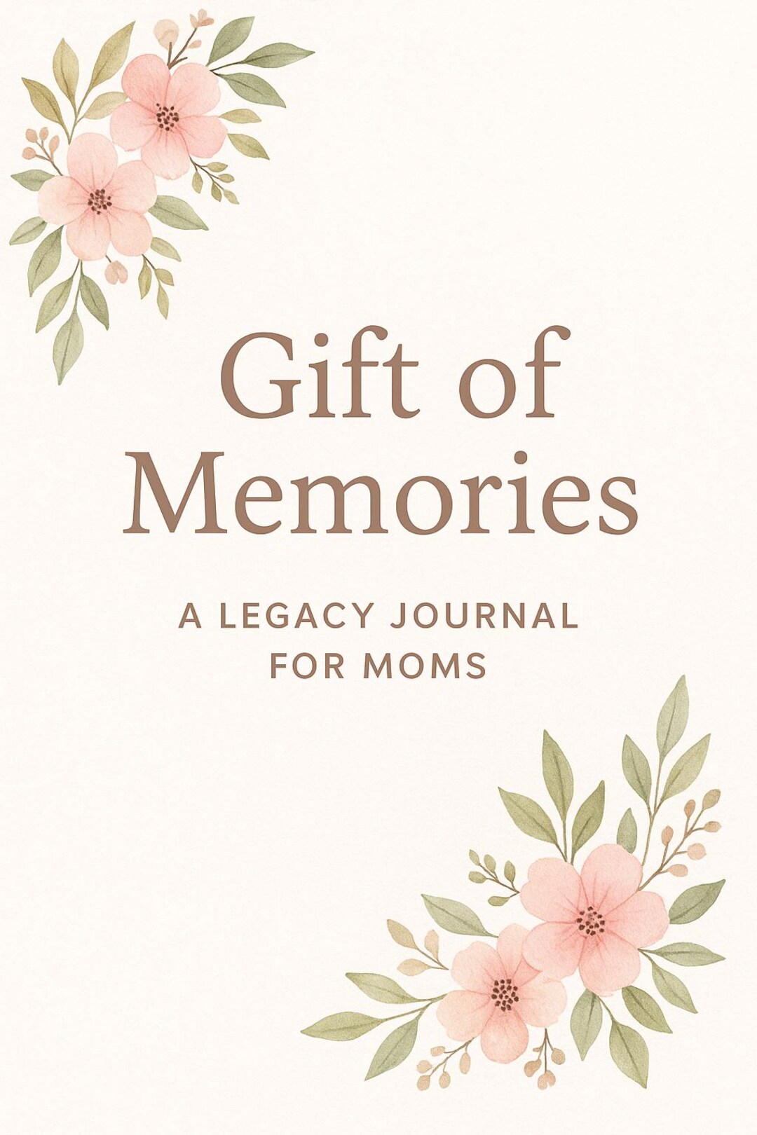 A Legacy Journal for Moms - "gift of Memories" - Etsy