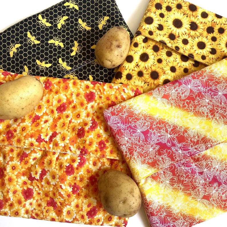 Printable Microwave Potato Bag Tags - Instructions/use Cards - Etsy