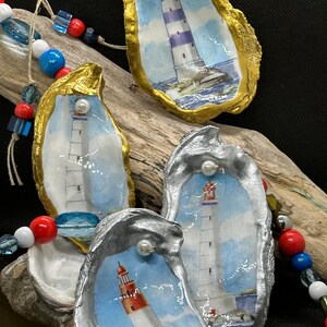 LIGHTHOUSE OYSTERSHELL ORNAMENT - Etsy