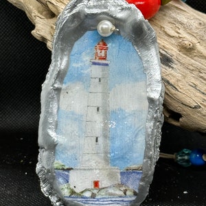 LIGHTHOUSE OYSTERSHELL ORNAMENT - Etsy