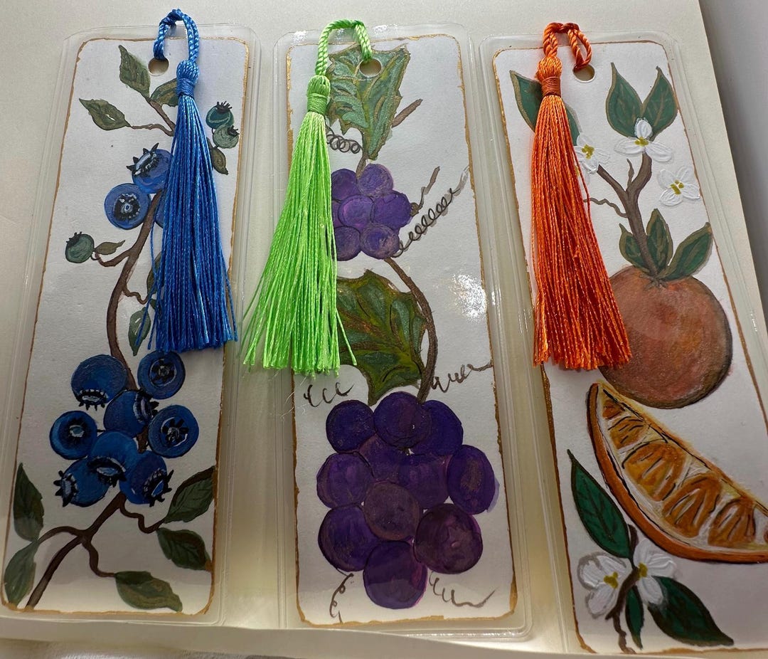 Fruit Bookmarks - Etsy