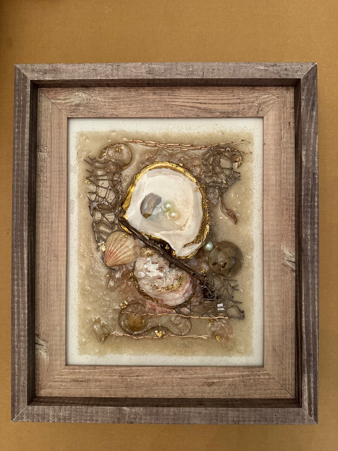 Oyster Shell Art Decor - Etsy