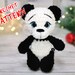 Crochet Pattern Panda Bear Amigurumi Stuffed Animal Panda Pattern PDF ...