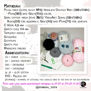 Plush Pattern Mouse Crochet Pattern Mouse PDF English Plushie Pattern ...