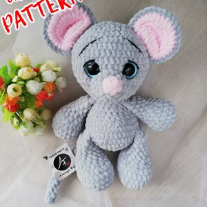 Plush Pattern Mouse Crochet Pattern Mouse PDF English Plushie Pattern ...
