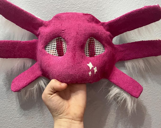 Axolotl Mask, Furry Mask, Therian Mask, Alterhuman Mask - Etsy