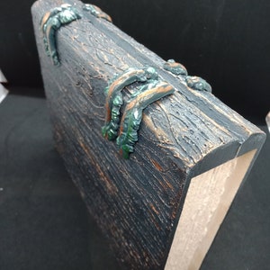 Wooden Box, Book Shape Box, Forest Theme, Unique Gift, Hand Made, Hand ...