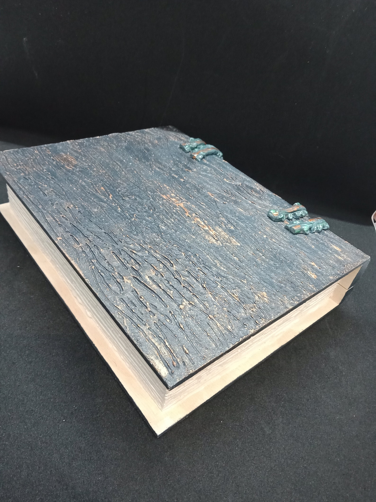 Wooden Box, Book Shape Box, Forest Theme, Unique Gift, Hand Made, Hand ...