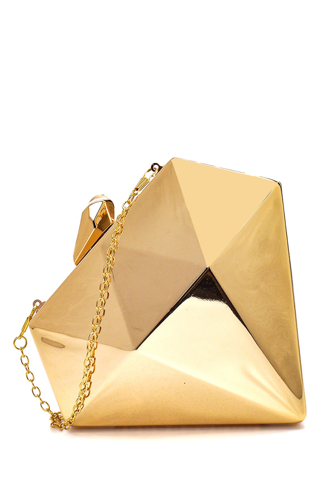 Metal Gold Clutch Evening Bag / Bridal Luxury Wedding, Event Evening ...