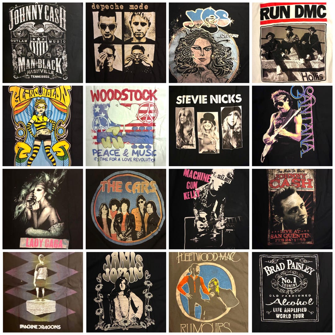 CUSTOM Create Your Own Made to Order BAND Cut up T-shirt Tank Cold ...