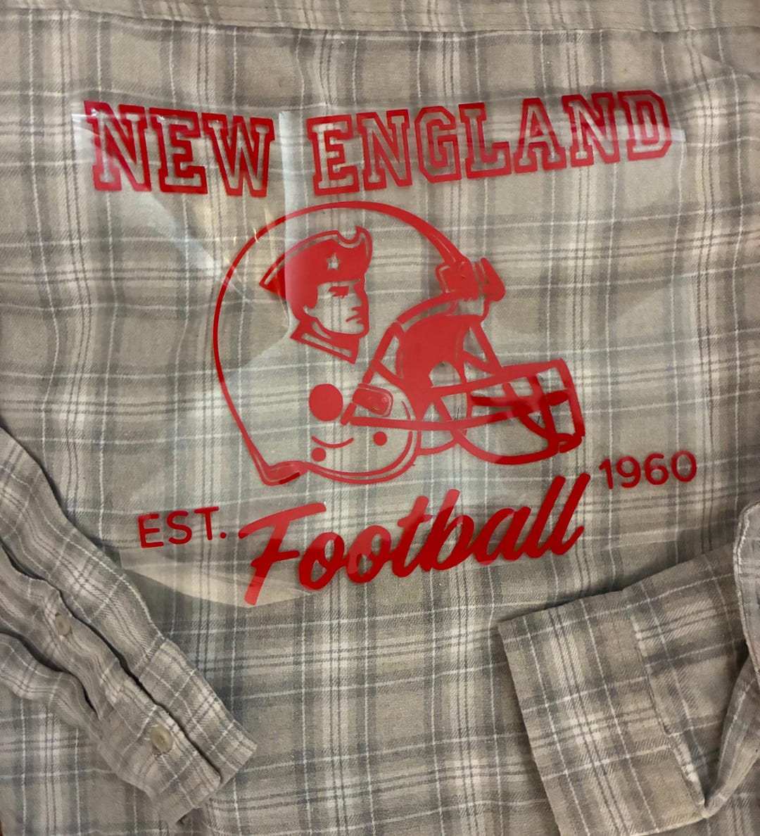 New England PATRIOTS MADE to ORDER Custom Football Flannel Shirt Re ...