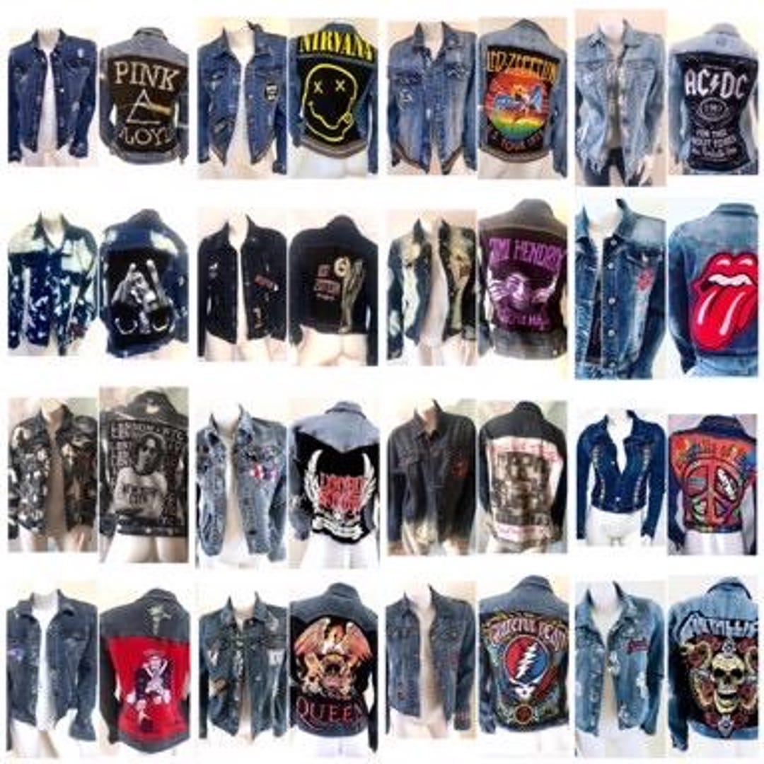 CUSTOM Made to Order Patch Jean Jacket - Etsy