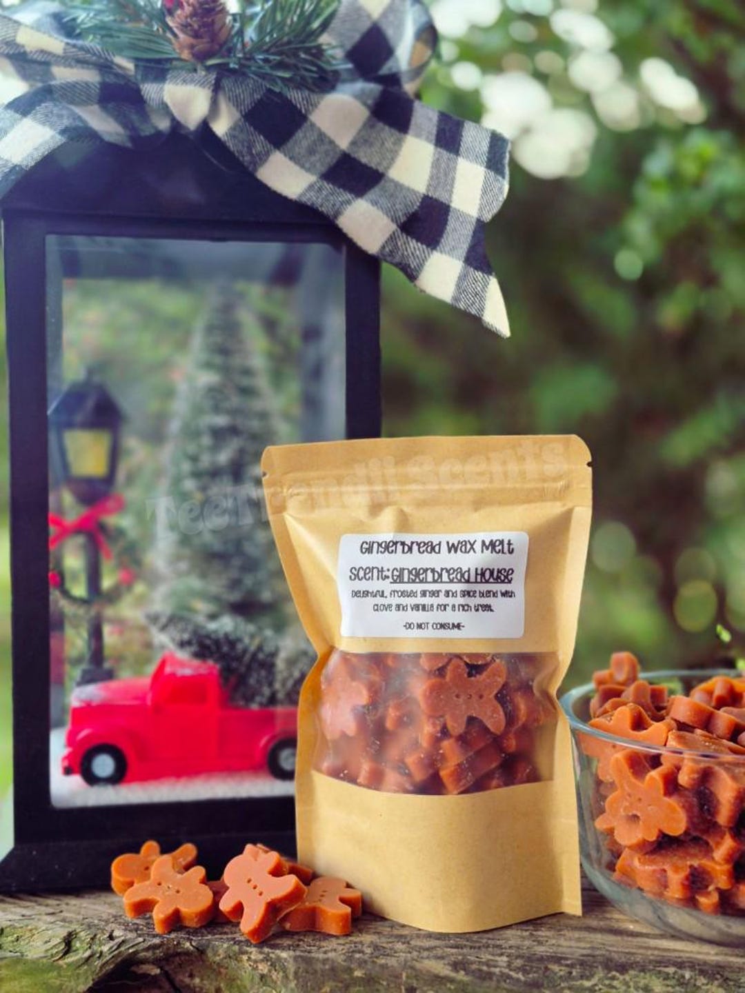 Mini Gingerbread Man Wax Melts - Etsy