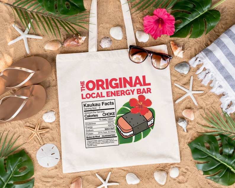 Dual Sided Design Spam Musubi Tote Bag - Etsy