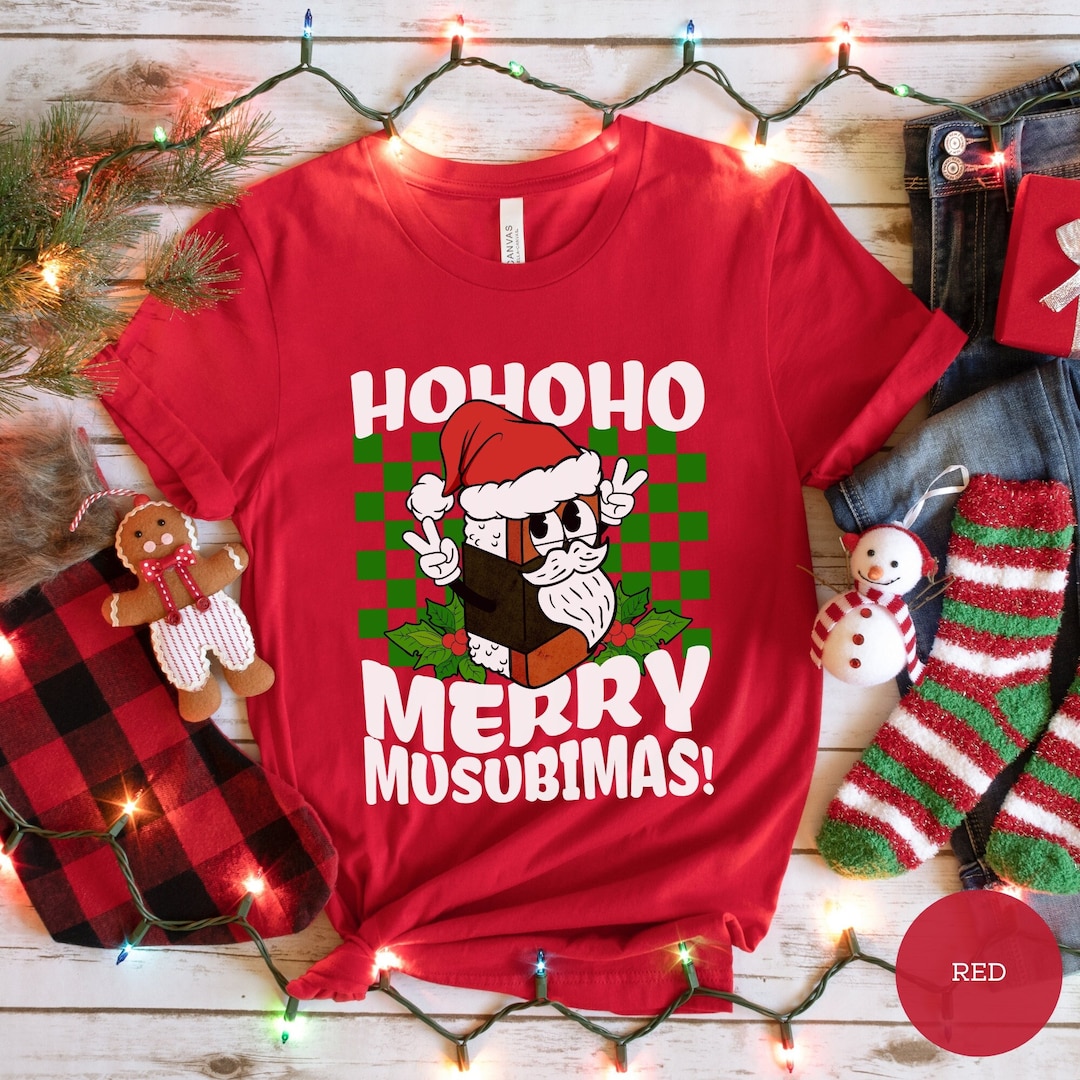 Spam Musubi Santa Tshirt, Spam Musubi Shirt, Hawaii Santa Shirt ...
