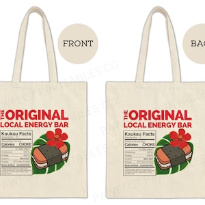 Dual Sided Design Spam Musubi Tote Bag - Etsy