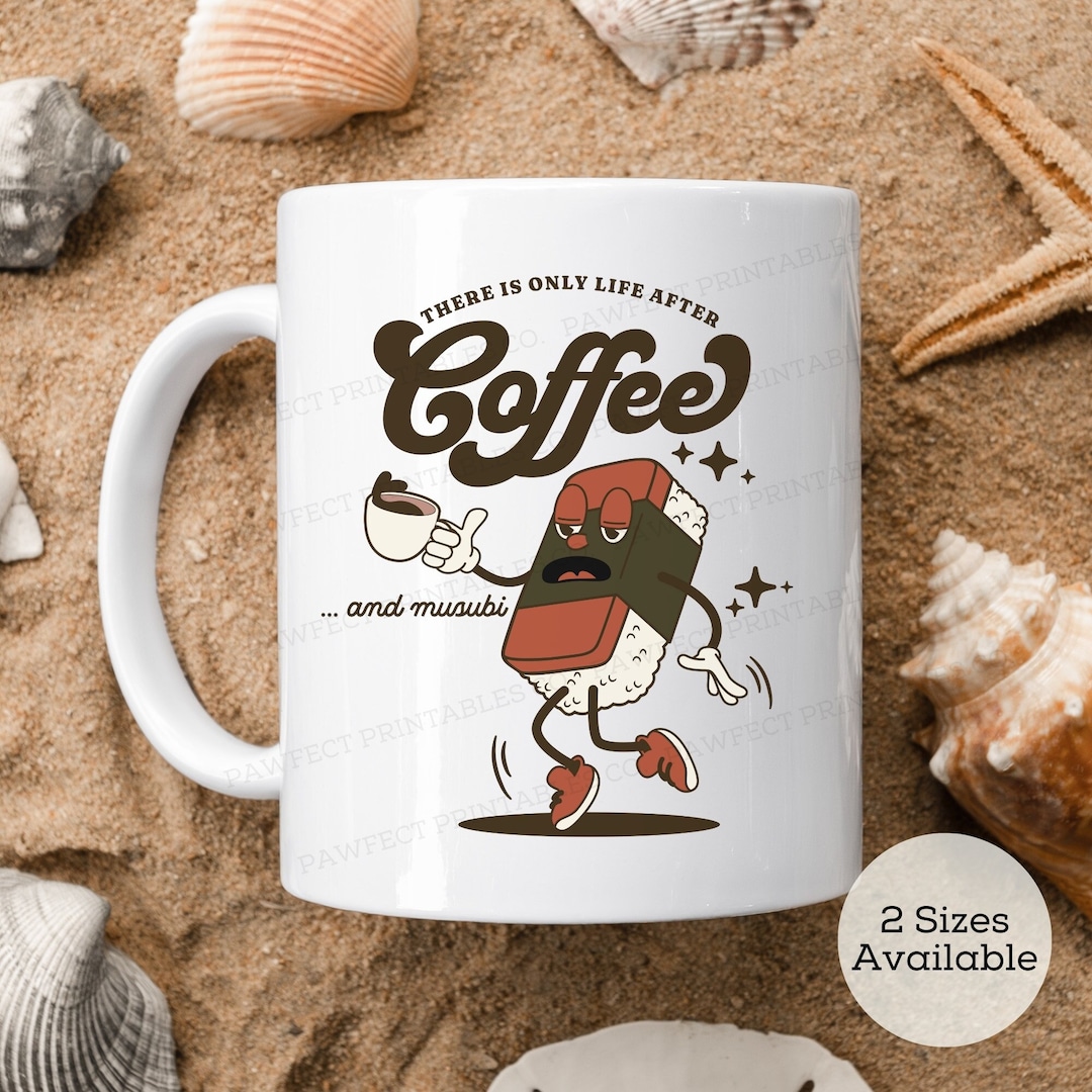 Spam Musubi Mug, Hawaii Mug, Hawaii Cups, Hawaii Art Modern, Hawaiian ...