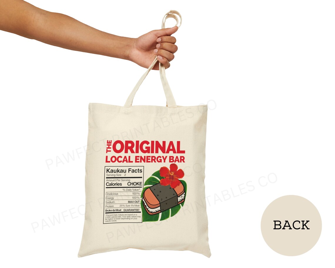 Dual Sided Design Spam Musubi Tote Bag - Etsy