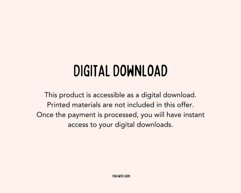 Printable Poster Thai Consonants | Thai Letters | Printable Language ...