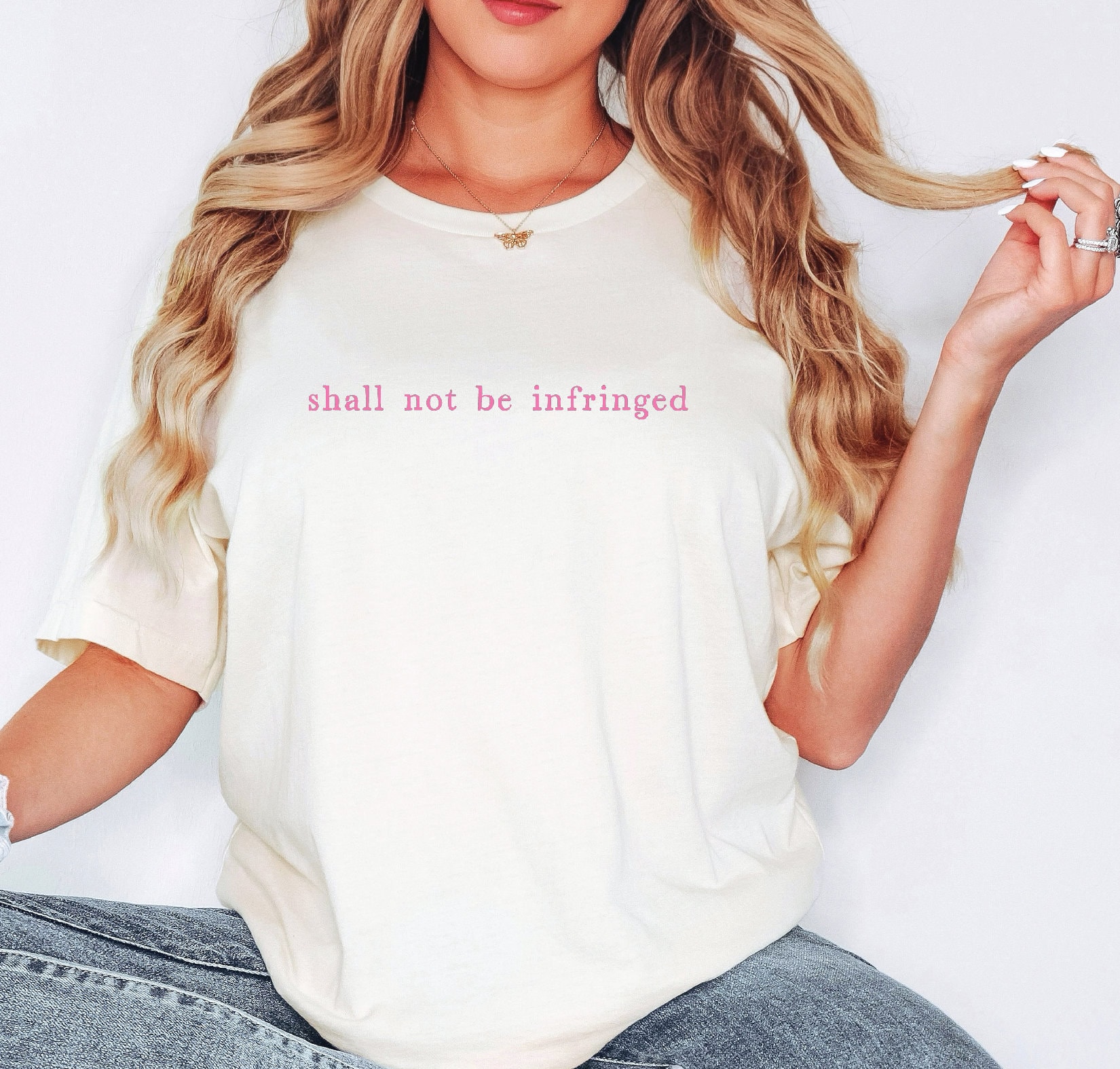 Second Amendment Shirt for Women, Pink Rifle T-shirt, Christmas Gift ...