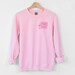 Second Amendment Sweatshirt for Women, Pink Firearm Back Design Sweater ...