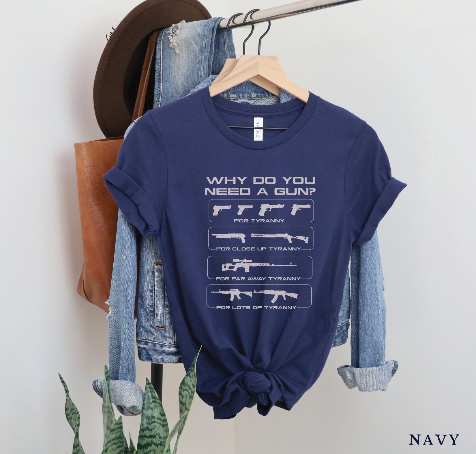 Second Amendment Shirt for Patriotic American, Funny 2A Political T ...