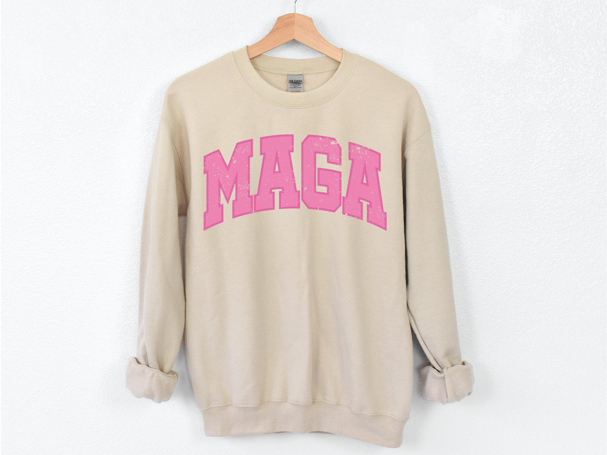 MAGA Varsity Sweatshirt, Make America Great Sweater for Women ...