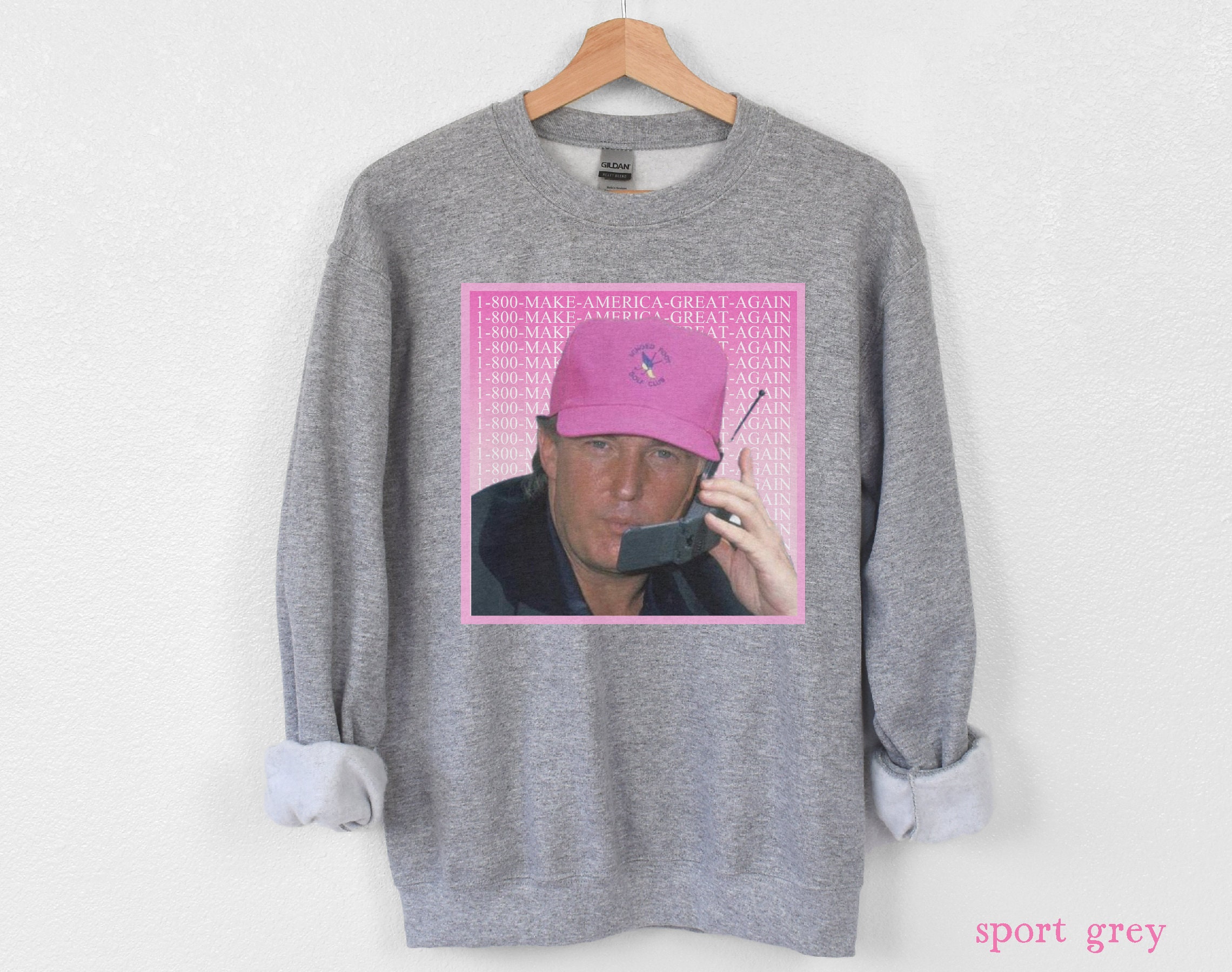 2024 President Election Sweatshirt, Retro Donald Trump Sweater Ultra ...