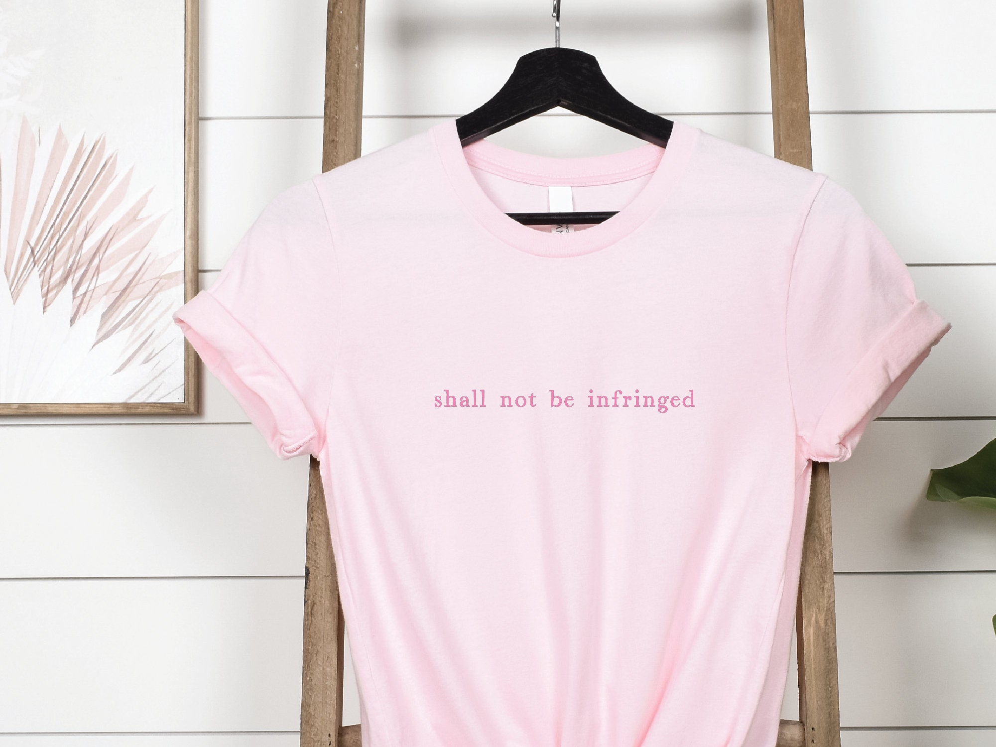 Second Amendment Shirt for Women Pink Rifle T-shirt - Etsy