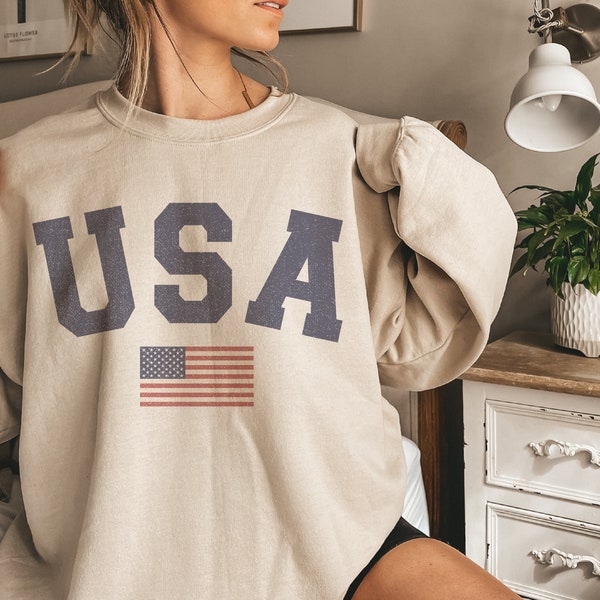 Usa Sweatshirt - Etsy
