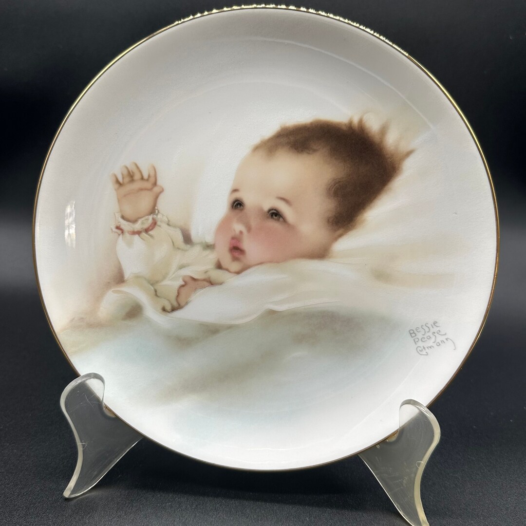 Vintage Bessie Pease Gutmann Baby “awakening” Plate, Circa 1987 ...