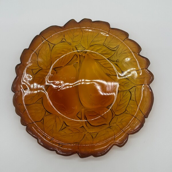 Amber Plate - Etsy