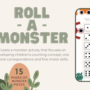Math Monster Game - Etsy