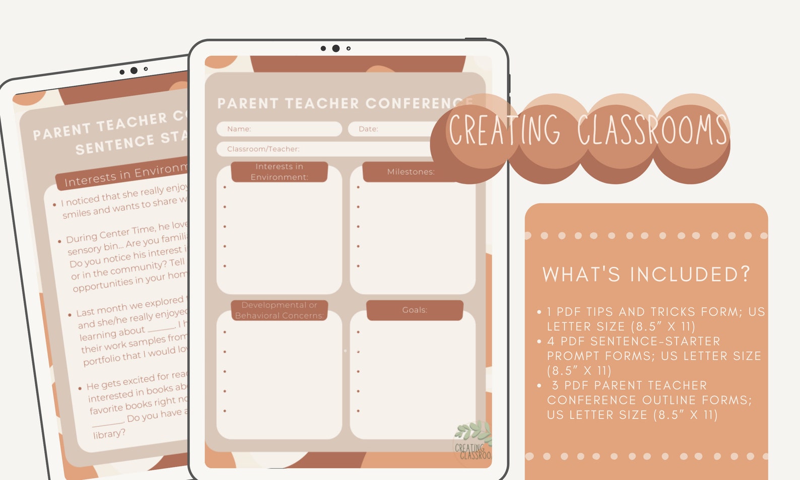Parent Teacher Conference Outline - Etsy
